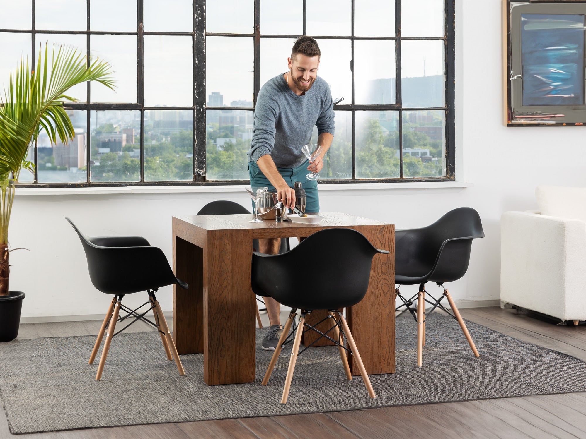 Solid Wood Extendable Dining Table | Transformer Table